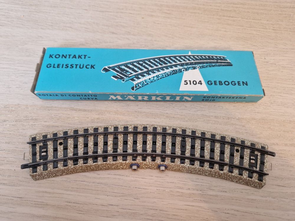 Märklin 5104 Schaltgleis M H0 OVP NEU (Neu und originalverpackt) in St ...
