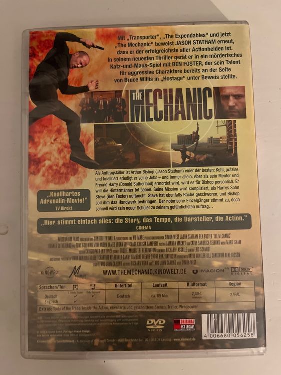 Mechanic (2011) DVD 📀 - Jason Statham (Neu (gemäss Beschreibung)) in Sierre für CHF 1.95 – mit ...