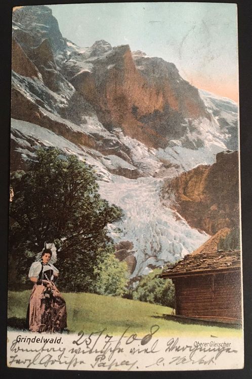 Grindelwald oberer Gletscher 1908 | Kaufen auf Ricardo