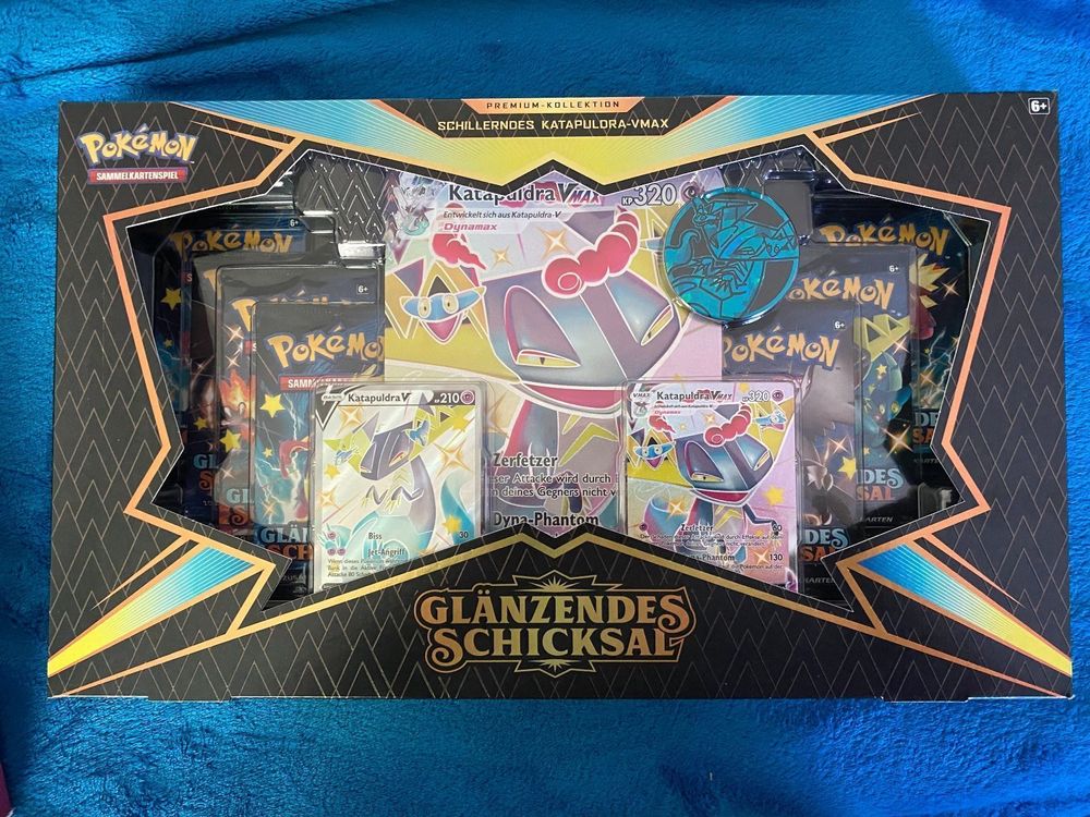 Pokemon Katapuldra Vmax Box (Neu (gemäss Beschreibung)) in Stadel für ...