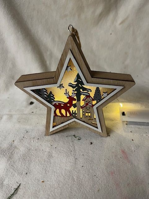 Deko Stern mit Licht Neu | Kaufen auf Ricardo