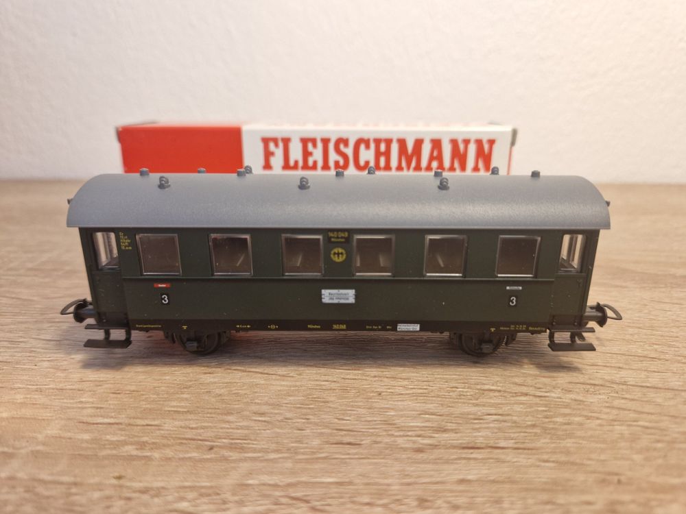 Fleischmann 5003 Personenwagen 3.Kl DR H0 OVP NEU (Neu und ...