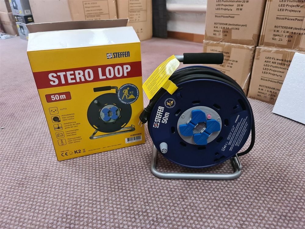 neue Steffen Stereo Loop Kabelrolle 50m (Neu und originalverpackt) in für CHF 35 – mit Lieferung ...