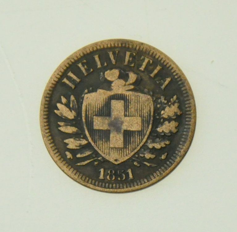 Schweiz 2 Rappen 1851 A Wappen | Kaufen auf Ricardo
