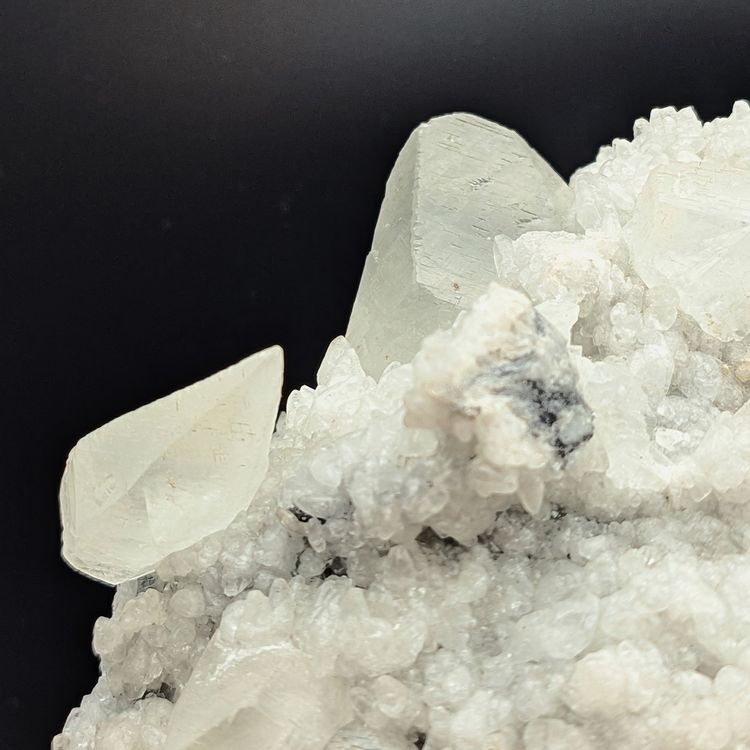 GROSSE WEISSE CALCIT mit ÄSTHETISCHEN Kristallen, Sardinien (Neu ...