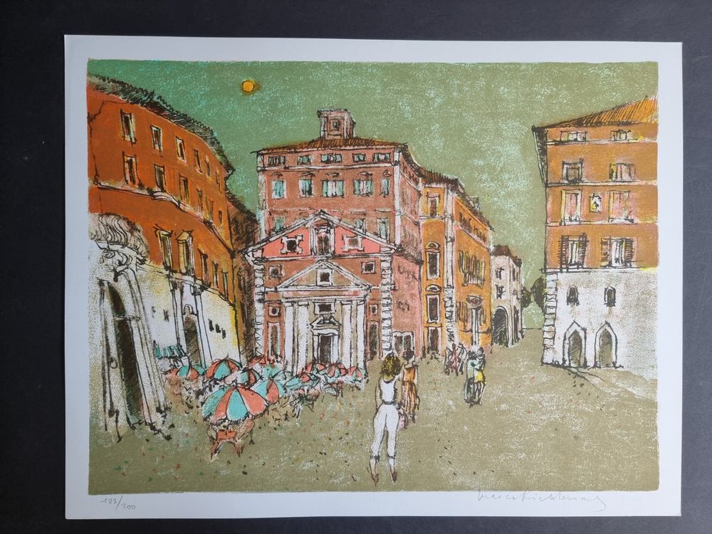 MARCO RICHTERICH LITHOGRAPHIE SIGNIERT NUMMERIERT | Kaufen auf Ricardo