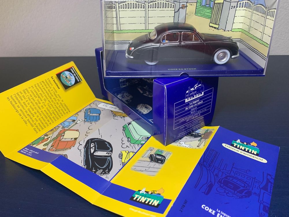 TINTIN COLLECTION 1:43 * JAGUAR de Coke en Stock (Neu und ...