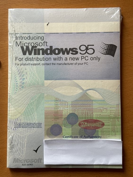 Windows 95 OEM en anglais | Kaufen auf Ricardo