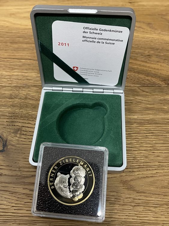 Berner Zibelemärit Gedenkmünze 2011, PP. Top Zustand! (Neu und ...