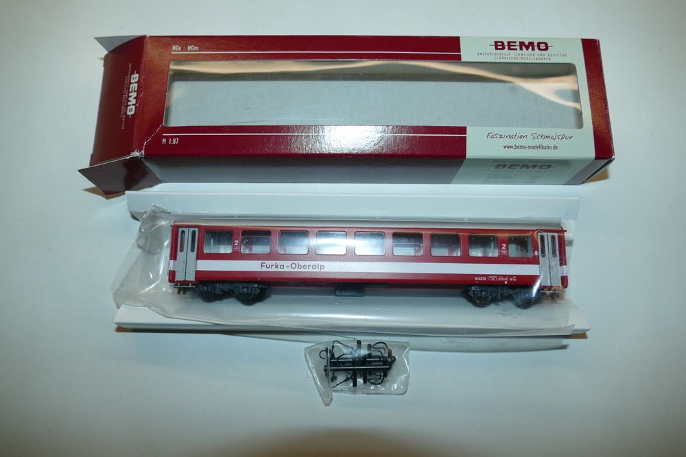 Bemo H0m: FO 2.Kl. Leichtmetall Personenwagen B 4272 | Kaufen auf Ricardo