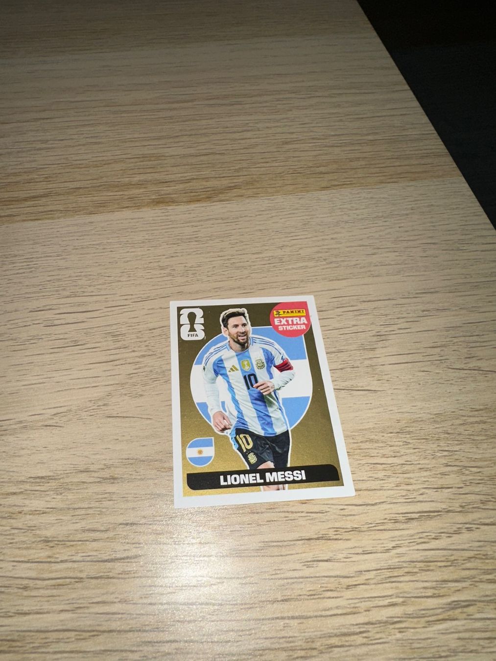 Panini FIFA 2026 WM Sticker, Lionel Messi Extra! Rar! Gold! (Neu ...