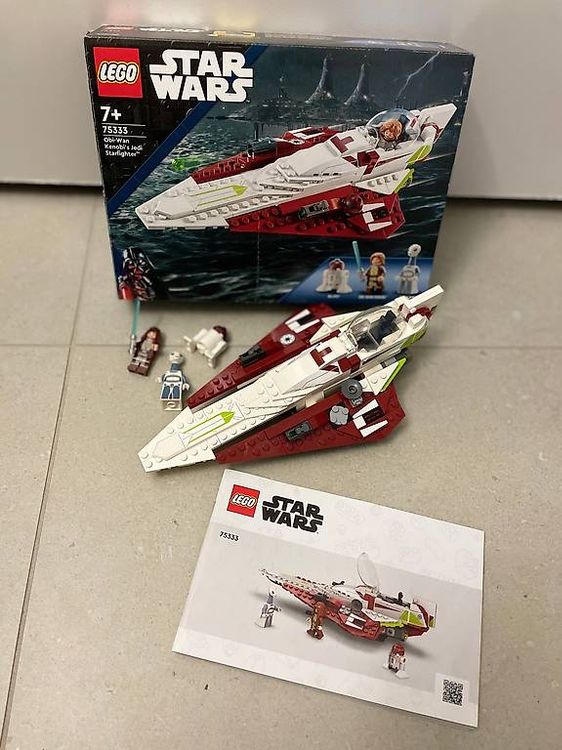 (7+ ) Lego Star Wars 75333 Le chasseur Jedi d'Obi-Wan Kenobi (Gebraucht ...