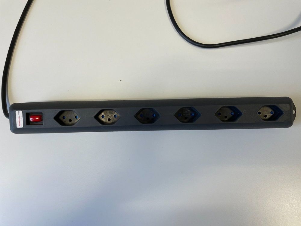 Stromkabel Multi-Steckdose / Mehrfachsteckdose mit 6 Stecker (Gebraucht ...