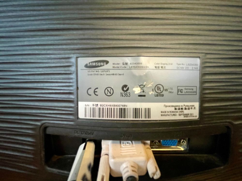 Samsung Monitor SyncMaster S23A300B (Gebraucht) in Hermetschwil ...
