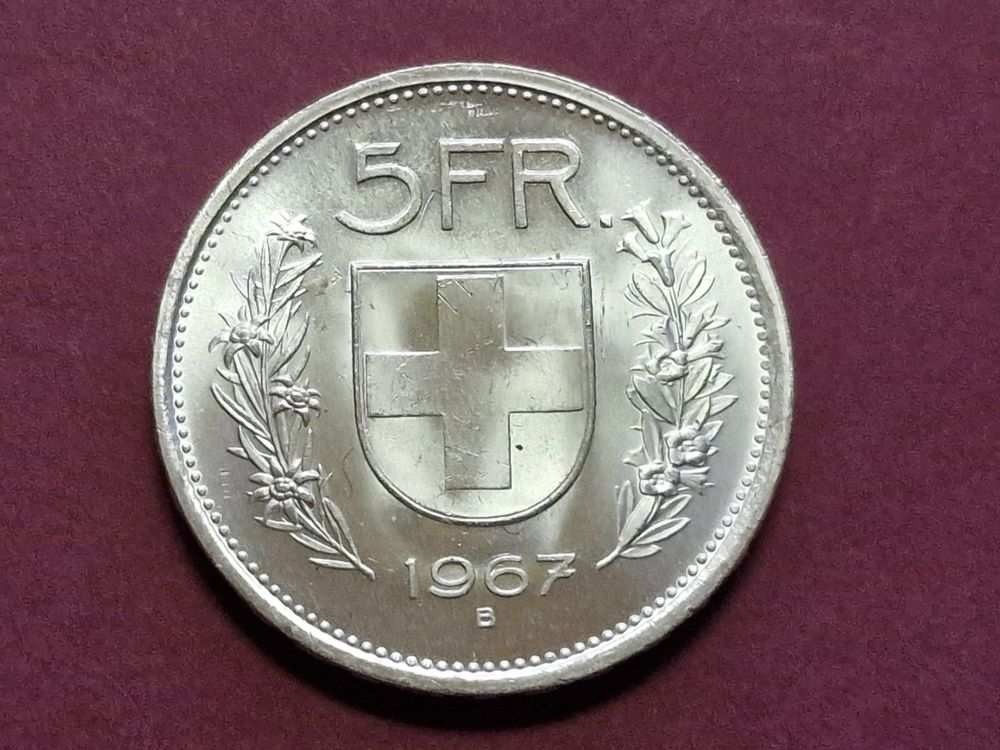 5- Franken 1967 silber. | Kaufen auf Ricardo