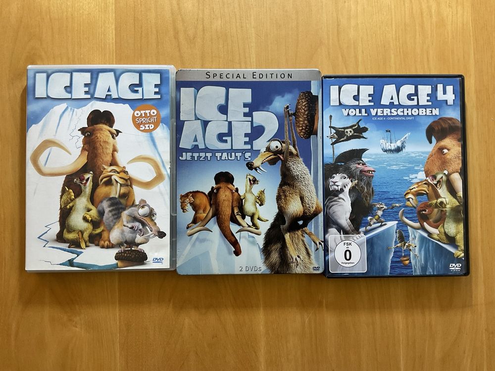 Ice Age DVD Collection für Familienabende! | Kaufen auf Ricardo