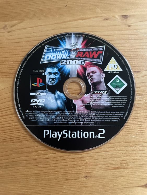 WWE Smackdown vs. Raw 2006 - Playstation 2 (Gebraucht) in Spreitenbach ...