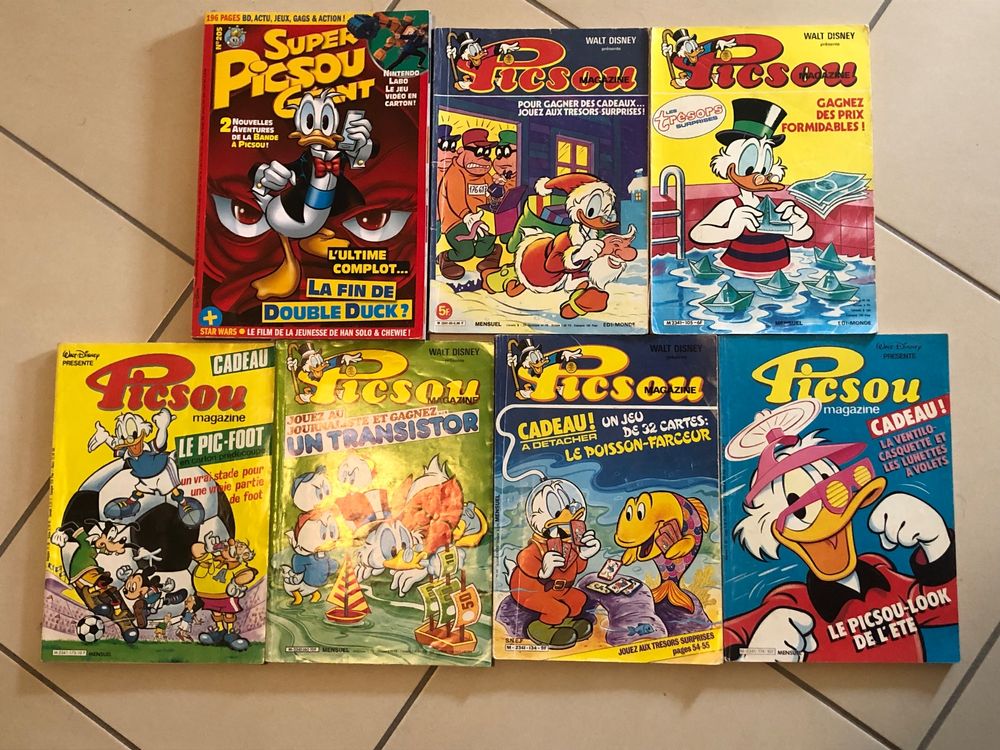5 Picsou magazines + 1 Super Picsou géant (Gebraucht) in La Neuveville ...