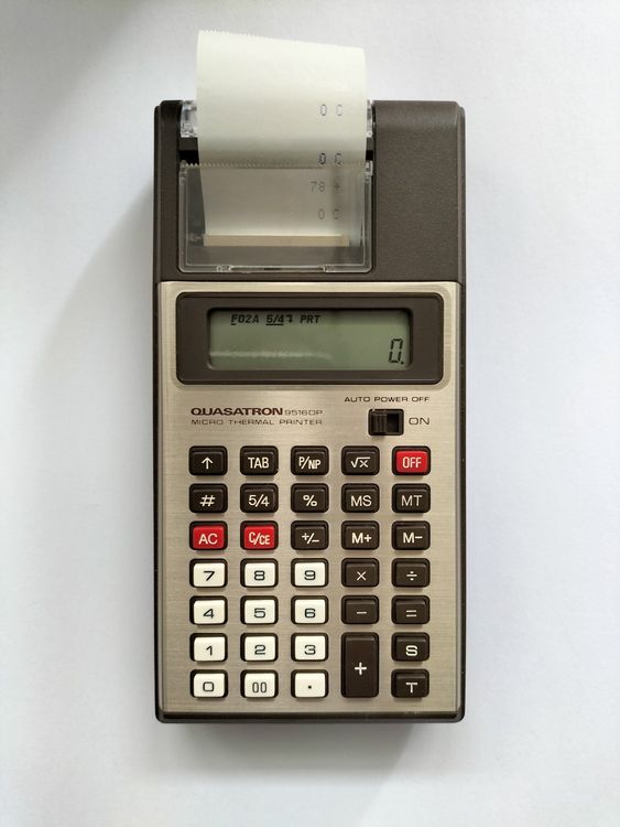 Calculatrice QUASATRON 9516DP Micro Thermo Printer (Gebraucht) in ...