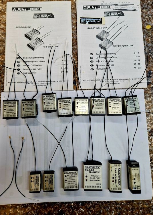 MULTIPLEX m-Link 2.4 GHz Empfänger 14 Stück (Gebraucht) in für CHF 275 ...
