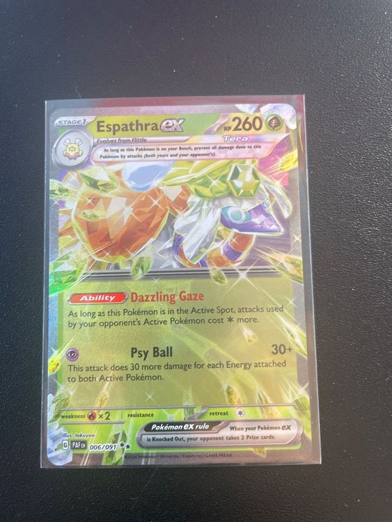 carte pokemon espathra ex 006/091 (Gebraucht) in Essertines-Rolle für ...