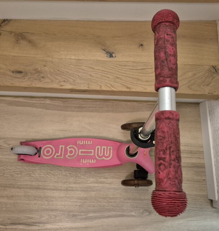 Micro Mini Scooter pink m. LED Räder und Sitz | Kaufen auf Ricardo