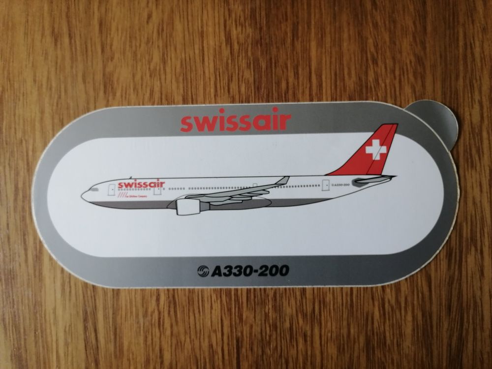 Swissair Airbus A330-200 Sticker / Kleber | Kaufen auf Ricardo