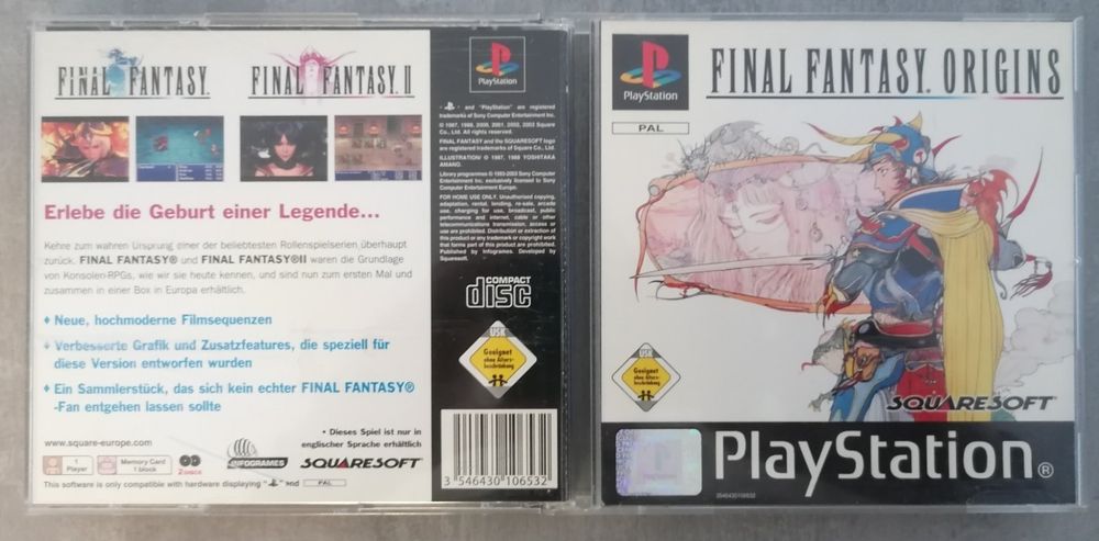 Final Fantasy Origins 1 und 2 PS1 FF I und FFII (Gebraucht) in Luzern ...