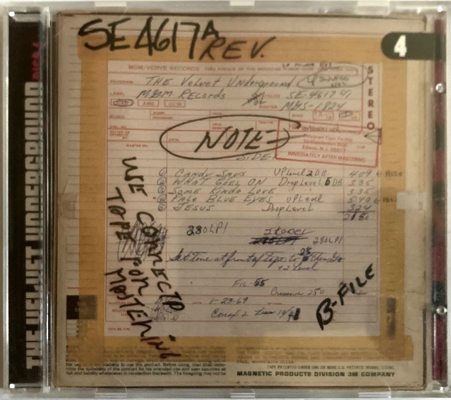 THE VELVET UNDERGROUND - PEEL SLOWLY AND SEE (CD N°4) (D'occasion) à ...