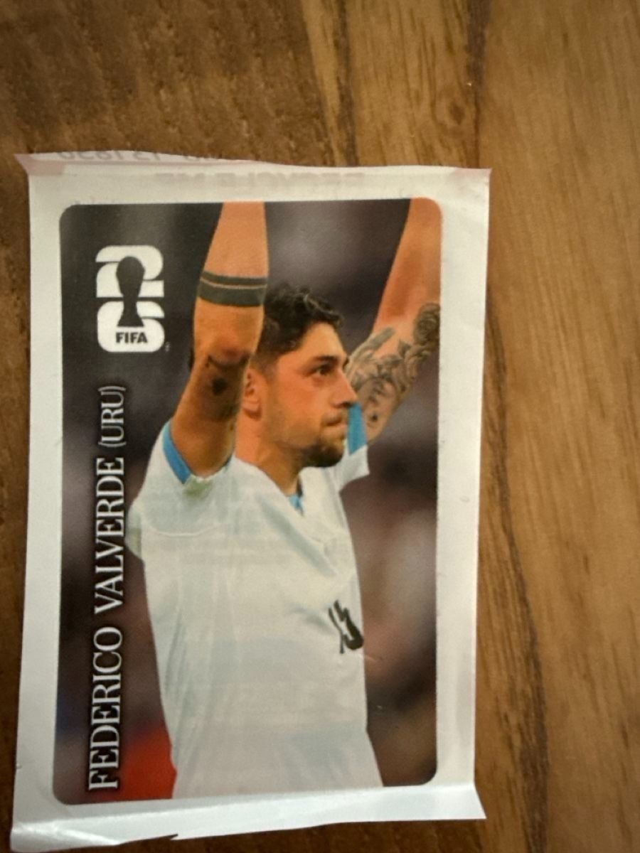 Coca Cola Sticker 2026: Federico Valverde (Uruguay) ( CC5 ) (Neu ...