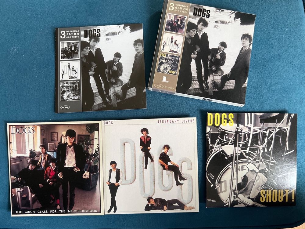 Dogs - 3 original albums classics box CD rares ! Rock (Neu (gemäss ...