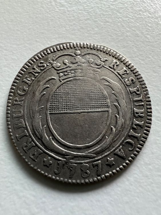 AB 1.- CHF!! Kanton Freiburg 14 Kreuzer (1/4 Gulden) 1787 | Kaufen auf Ricardo