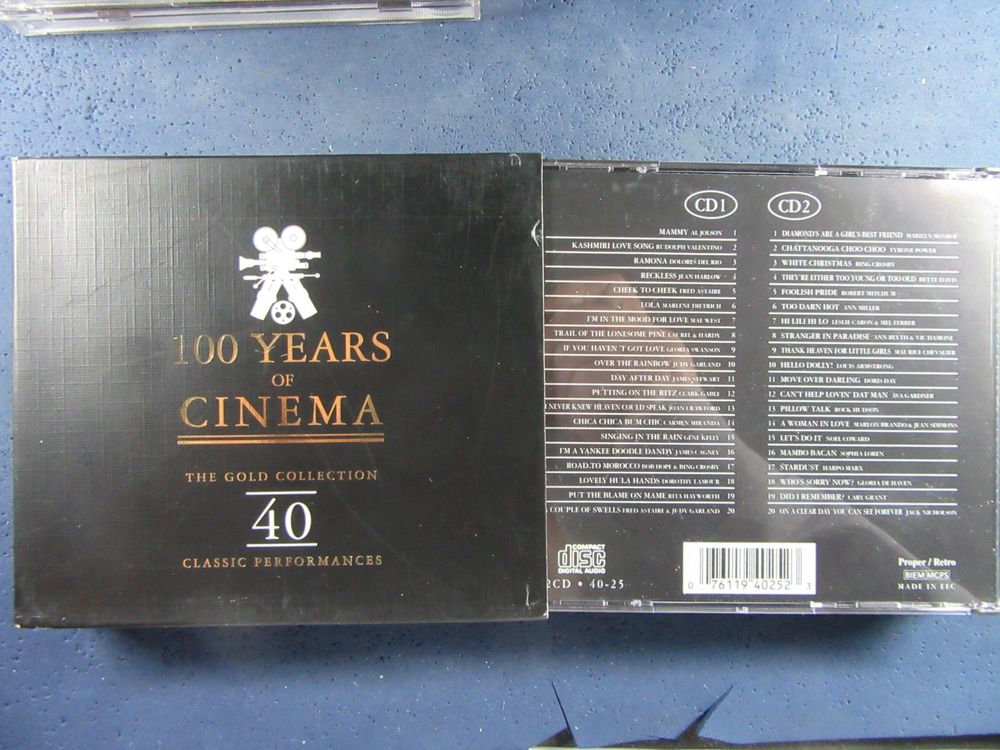 100 YEARS OF CINEMA 2CD-SET IN BOX (Gebraucht) in Ettingen für CHF 2 – mit Lieferung auf Ricardo ...