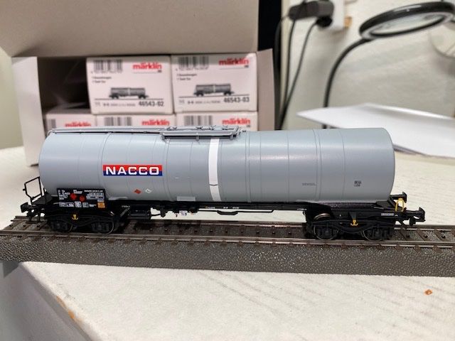 Märklin 46543 Kesselwagen-Set Nacco 6-tg., neu | Acheter sur Ricardo