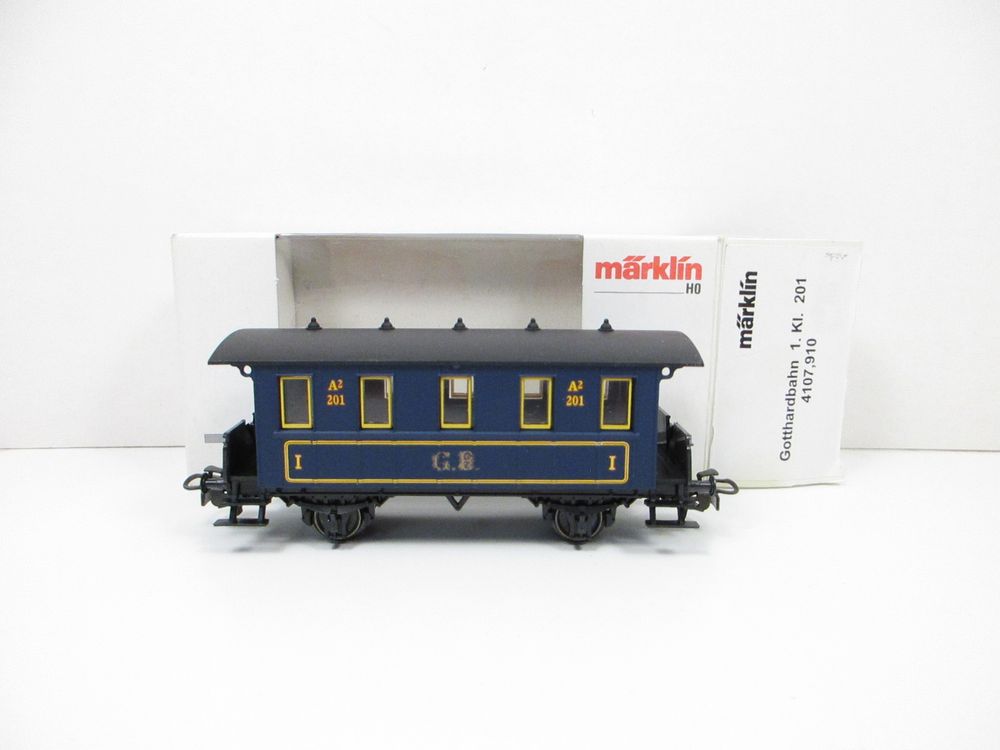 Märklin H0 4107.910/912/914 Personenwagen Gotthardbahn Set (Neu und originalverpackt) in Olten ...
