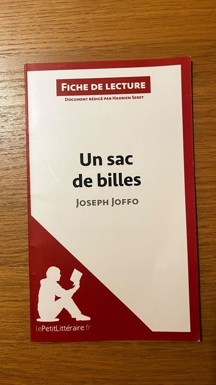 "Un sac de billes" von Joseph Joffo - Interpretation (Gebraucht) in ...