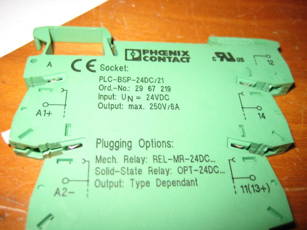 Phoenix Relais Sockel PLC-BSP-24DC/21 neuwertig (Gebraucht) in Hünibach ...