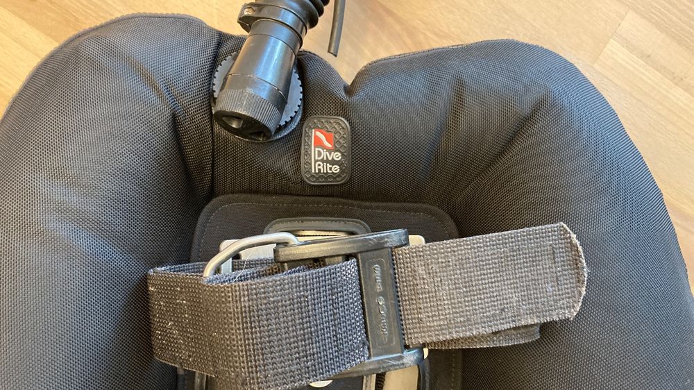Backplate mit Harness und Wing aus 6mm VA (Gebraucht) in Hausen am ...