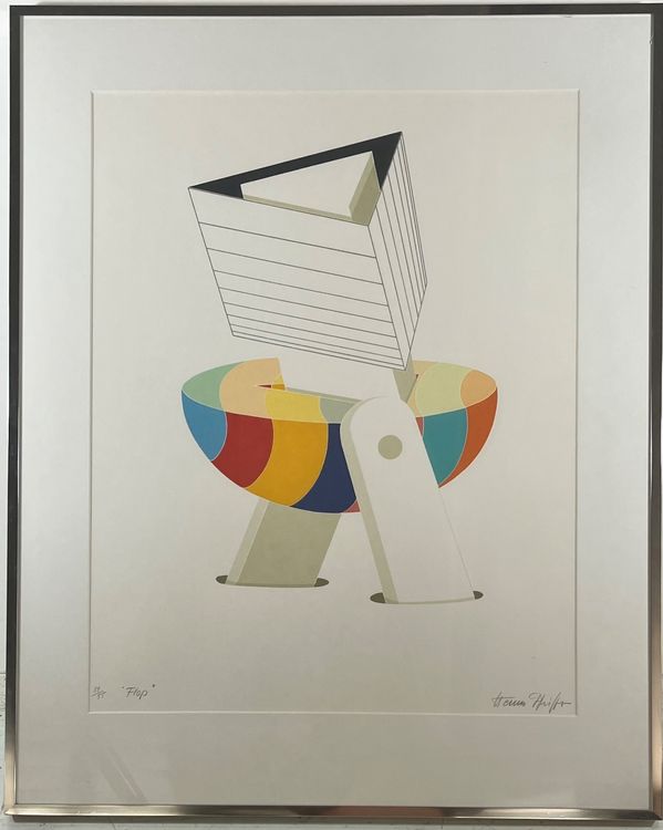Werner Pfeiffer (1937) Grosse Lithographie, Handsigniert (Gebraucht) in ...