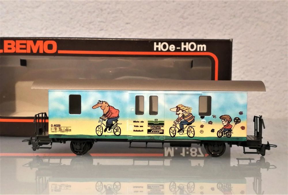 BEMO "RhB Velowagen D2 4029"/ DC | Kaufen auf Ricardo