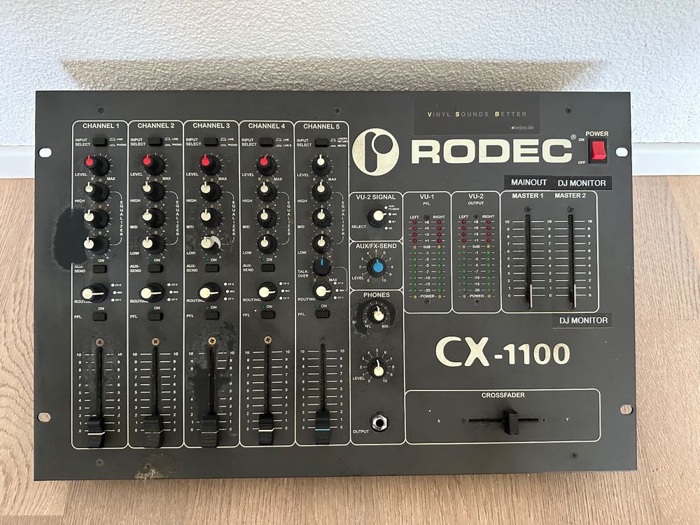 Rodec CX 1100 Analog Mixer | DJ, Mischpult - Letzte Chance (Gebraucht ...