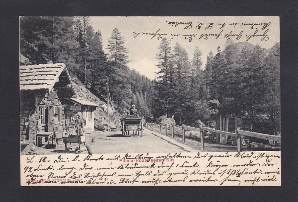 FLÜELA Route gegen SÜS, 1904 | Kaufen auf Ricardo