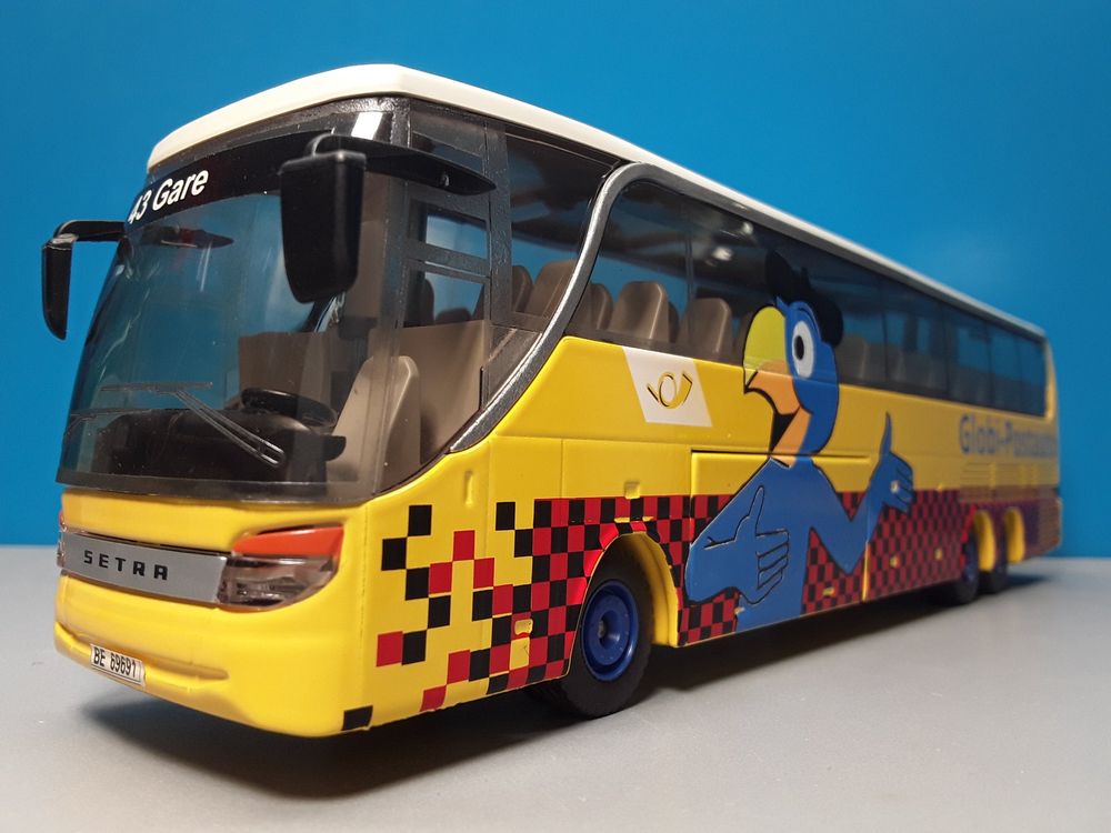 Siku _ SETRA S 417HDH Bus _ Globi - Postauo _ die Post (Gebraucht) in ...