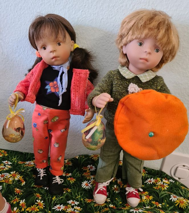 Puppen-Pärchen Sylvia Natterer/Käthe Kruse/White Balloon | Kaufen auf ...