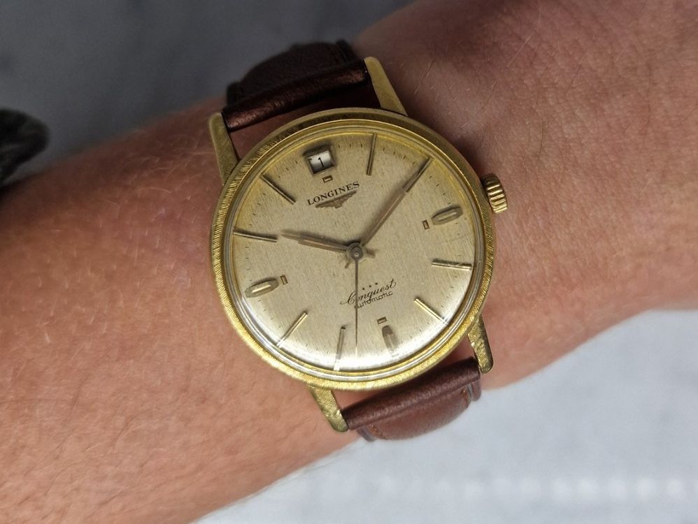 Longines Conquest Automatic 18k, Ref. 9025 Cal.291 ca .1960 | Kaufen ...
