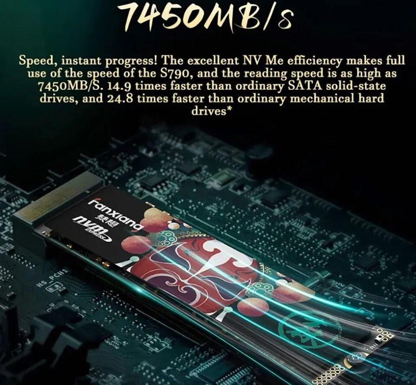 Fan Xiang S790 NVME M.2 2TB SSD mit 7450MB/sec für u.a. PS5 | Kaufen auf Ricardo