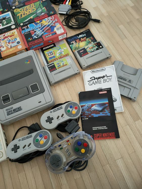 RAR* SUPER NINTENDO KONSOLUT mit vielen Games | Kaufen auf Ricardo