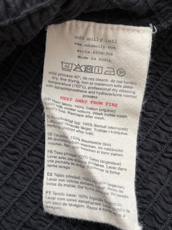 Odd Molly Top, schwarz, Grösse 3, Top Zustand, Sommer! (Gebraucht) in ...