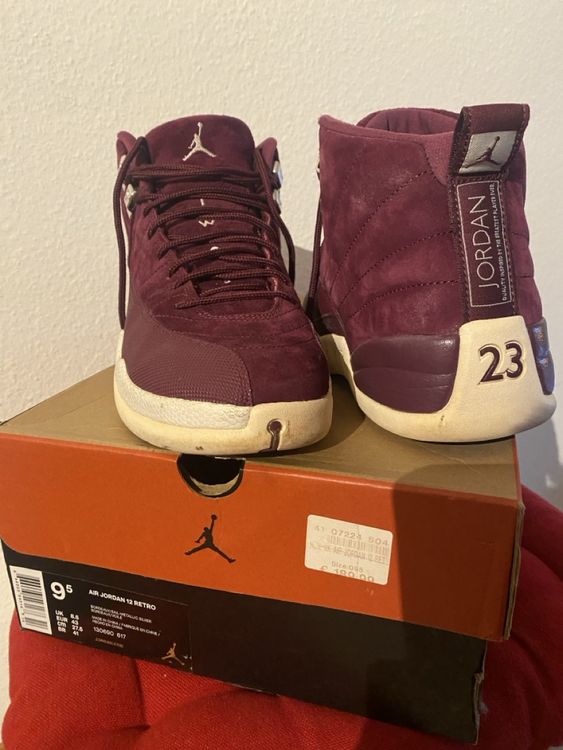 Air Jordan 12 Retro Bordeaux Gr. 43 - gebr., NP 180€ (Neu (gemäss ...