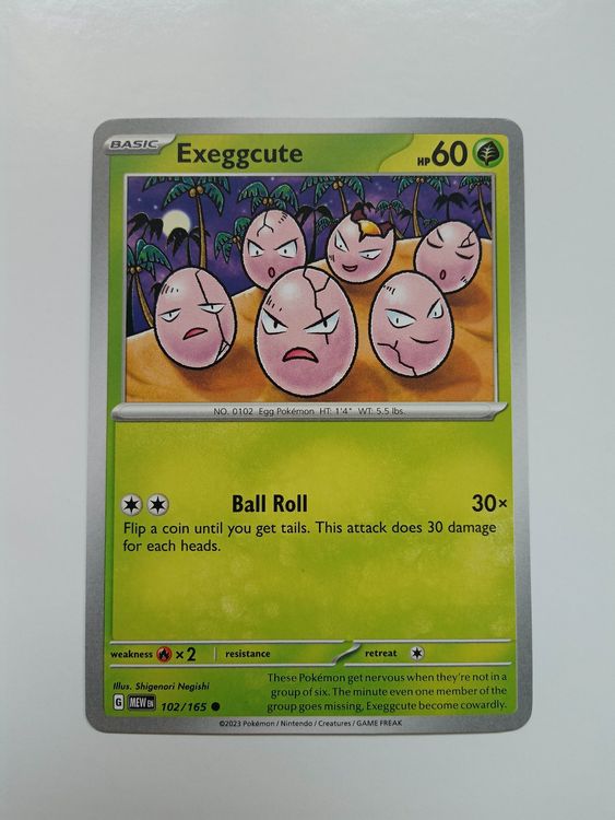 Exeggcute Owei - Pokemon 151 Mew | Kaufen auf Ricardo